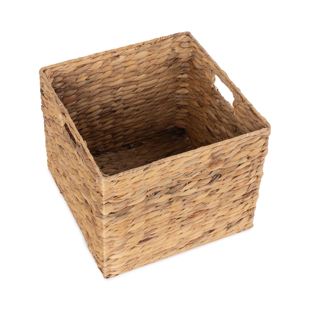 Small Water Hyacinth Square Storage Basket – Surefire Wood NI